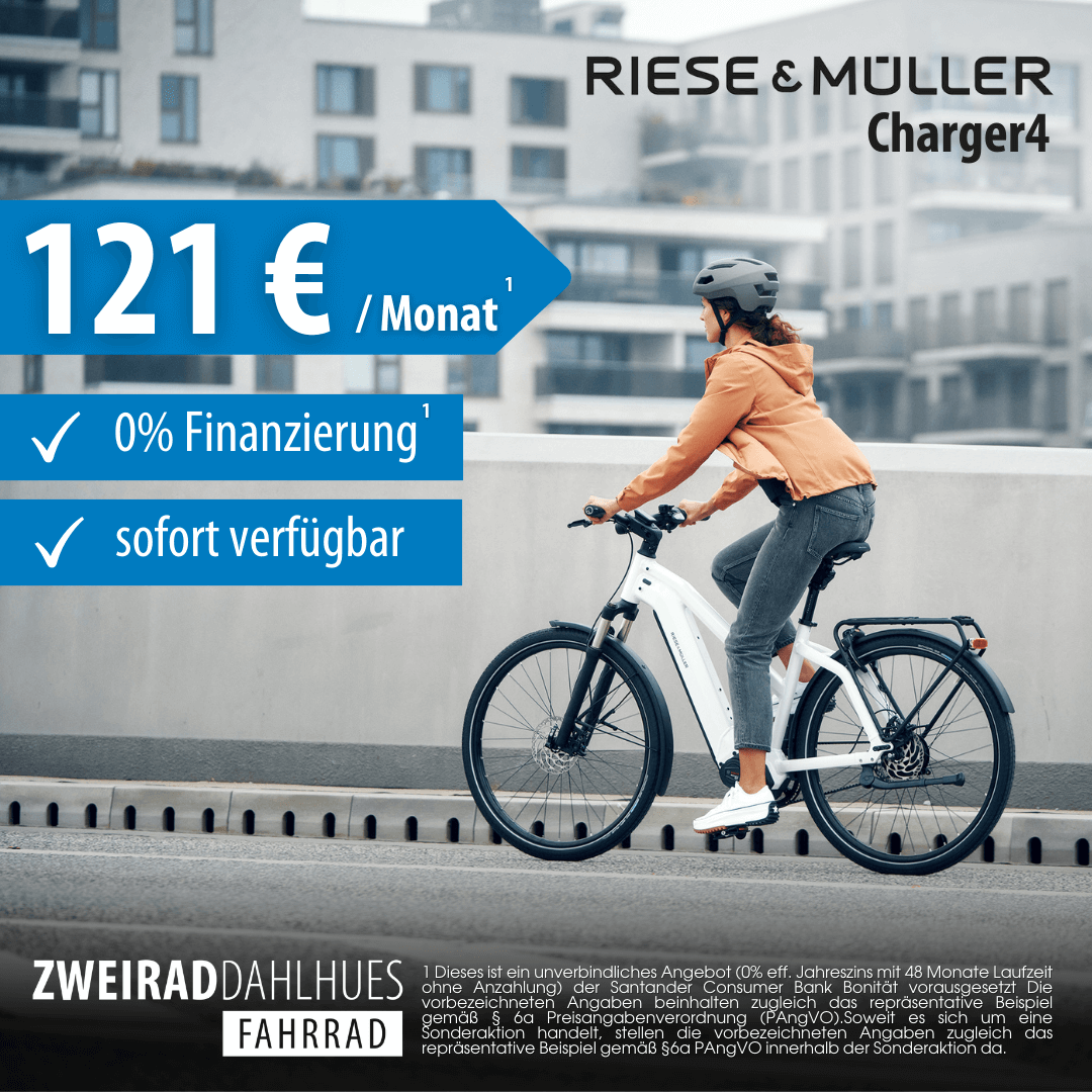 Finanzierungsangebot Riese & Müller Charger4 » Zweirad Dahlhues Fahrrad GmbH & Co. KG